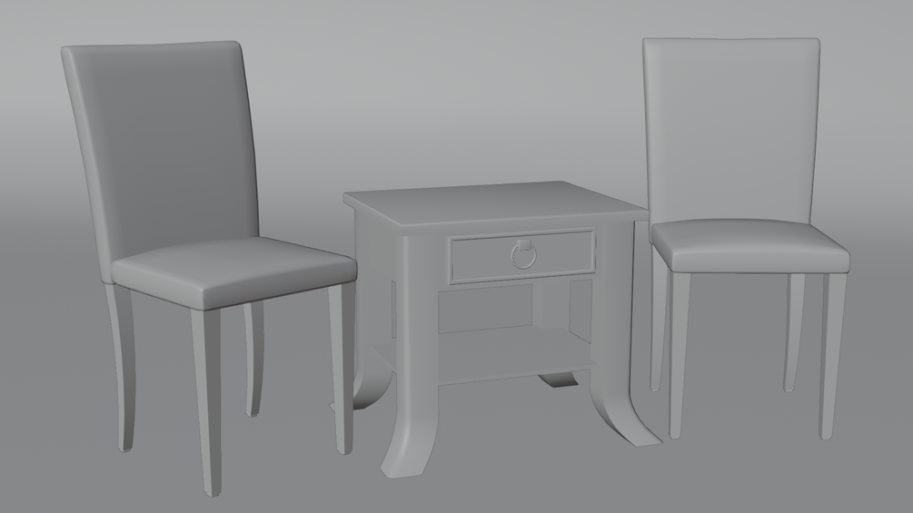 3D Models Set Furniture 10
