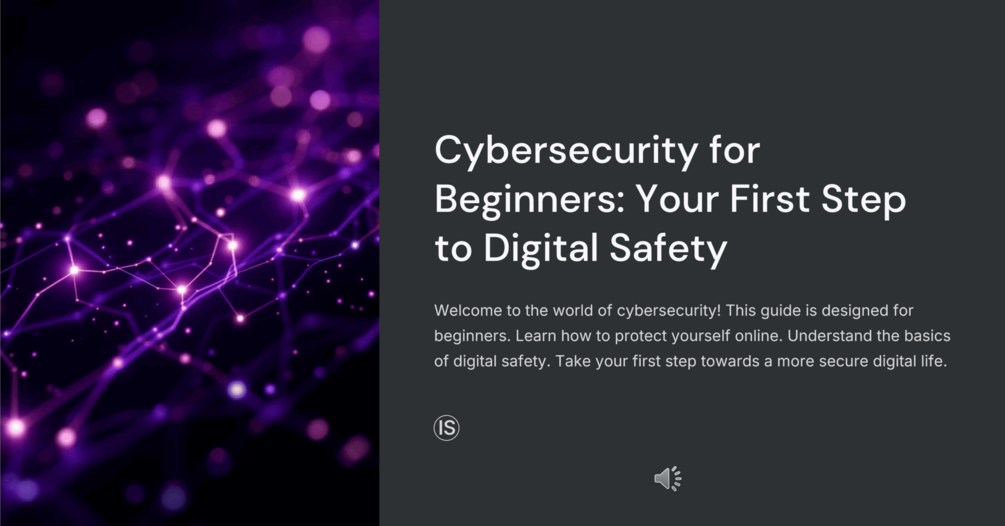 Cybersecurity for Beginners Your First Step to Digital Safety