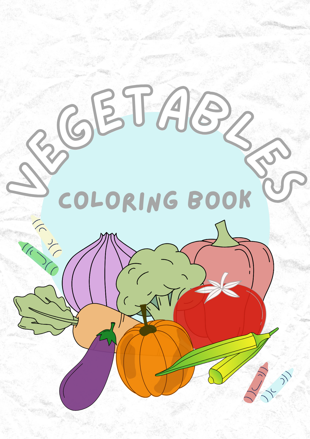 VEGETABLE COLORING BOOK