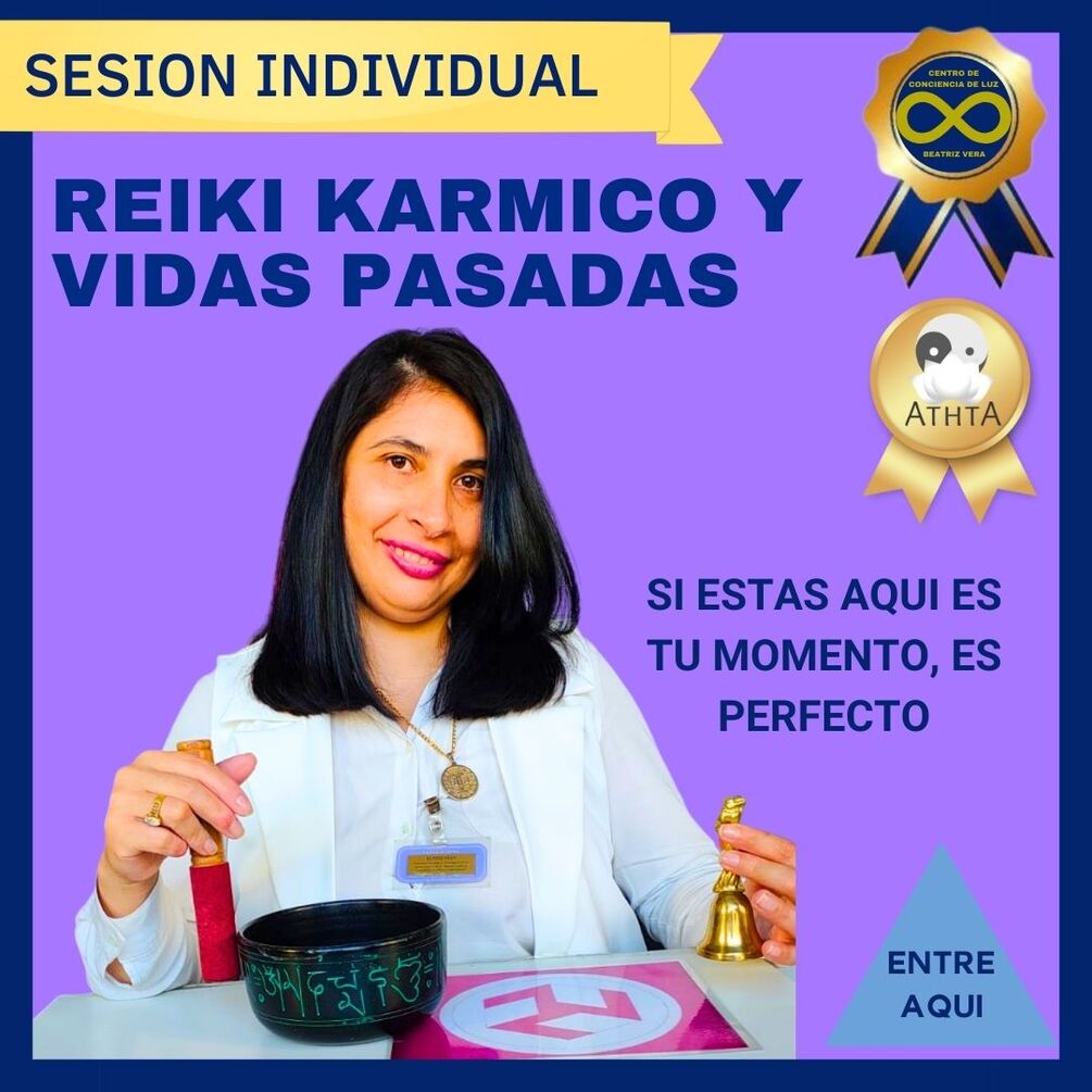 Sesion individual de Reiki karmico y vidas pasadas
