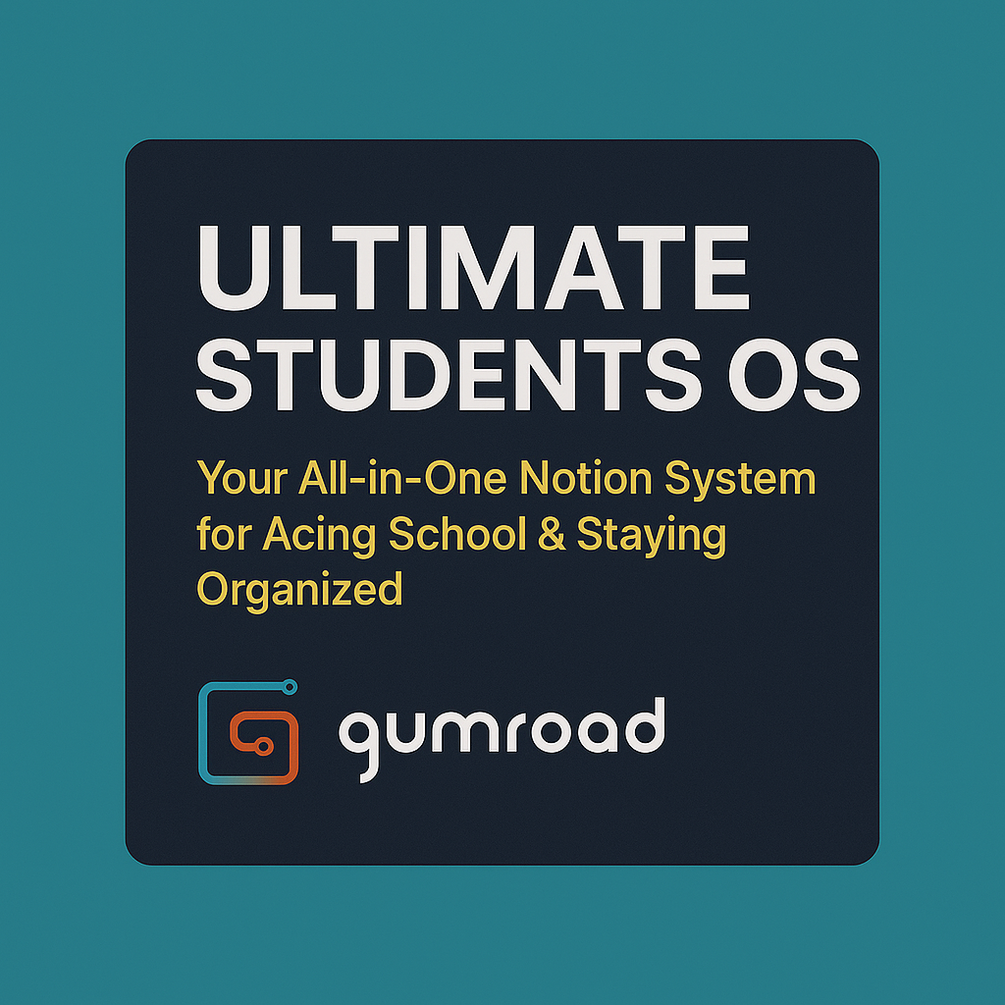 Ultimate Student OS (Notion Template)