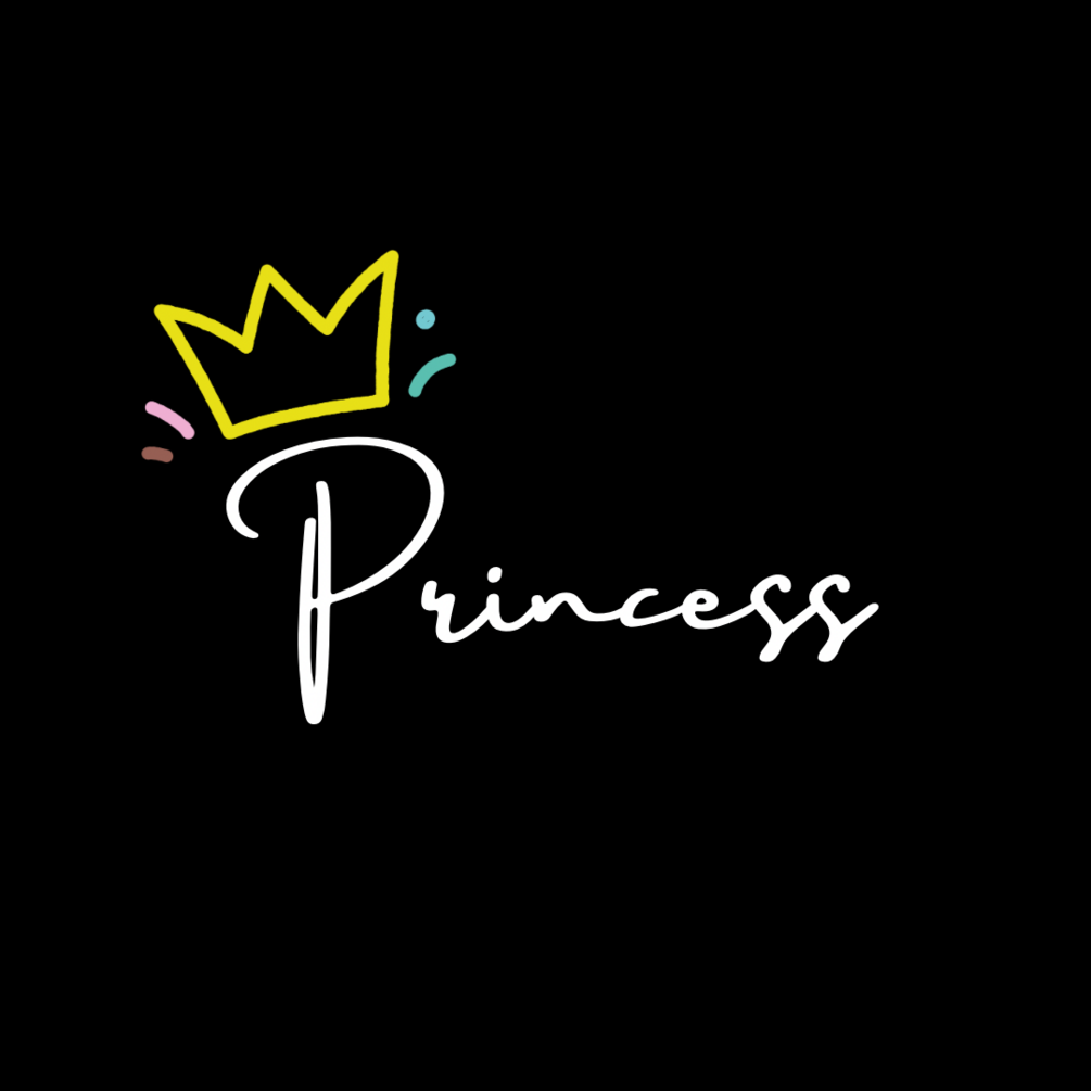Princess Logo Black BG