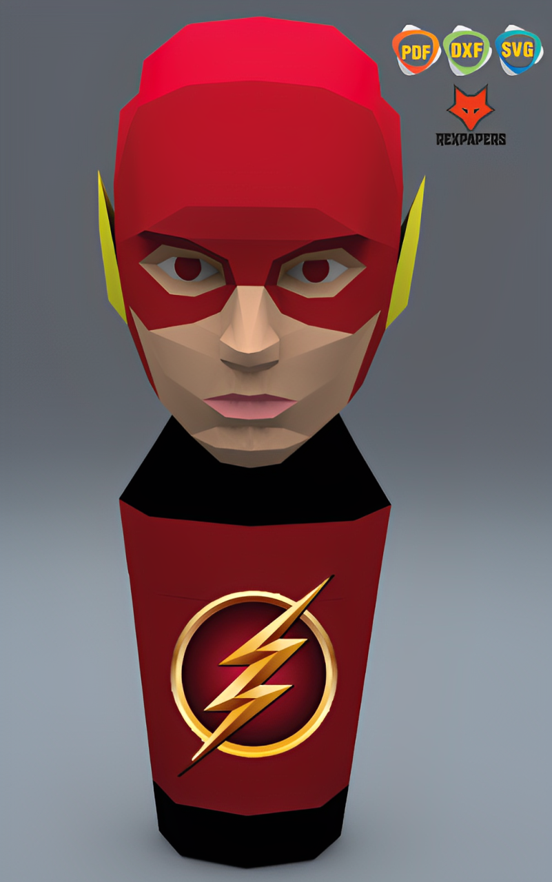 FLASH WINE BOX PAPERCRAFT