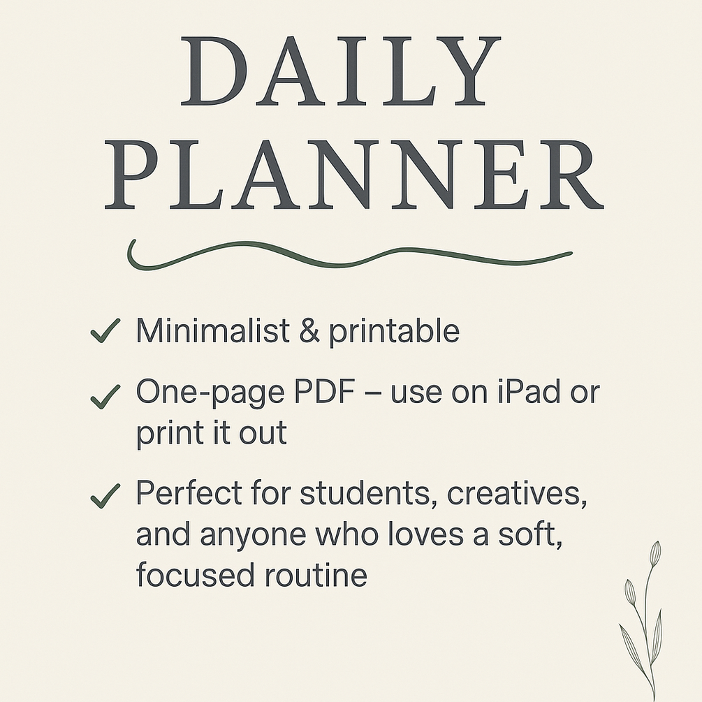 My Daily Planner