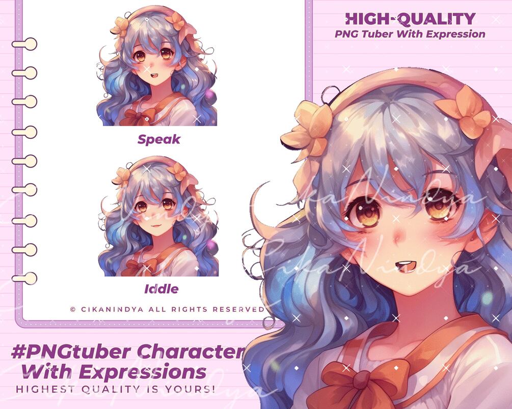 PNG Tuber | Elevate Your Stream Presence with Personalized PNG Tuber ...