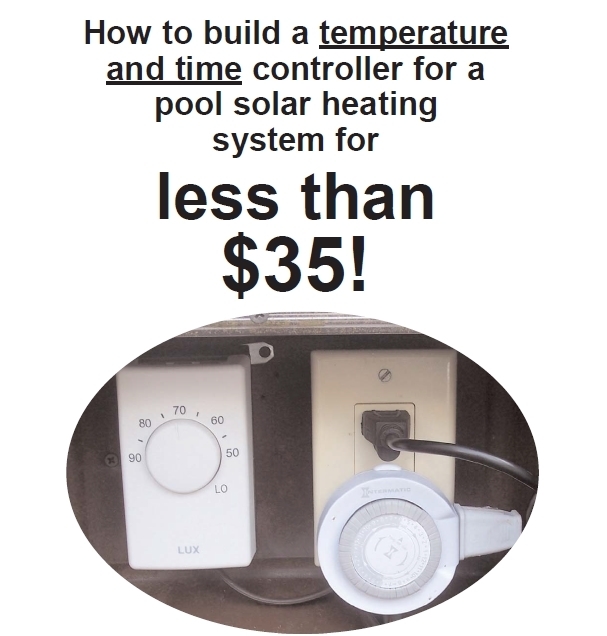 Build a pool solar heater controller for under $35