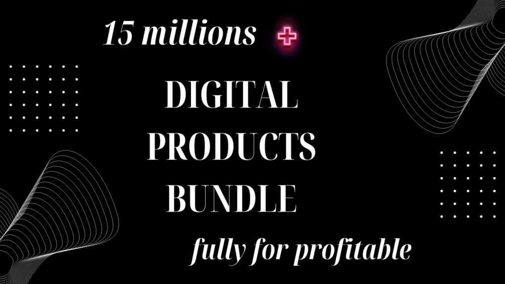Digital products bundle "Offering exclusive digital product bundles to level up your skills and ...