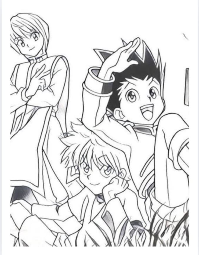 HUNTER X HUNTER COLORING BOOK