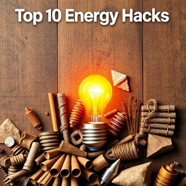 “Top 10 Energy Hacks” E BOOK AND AUDIO BOOK.