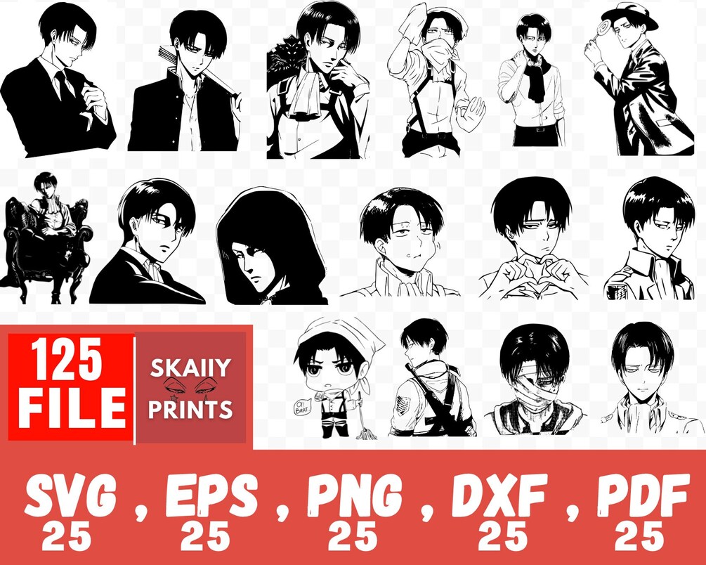 Levi Svg 25 Design BUNDLE (Layered Items)