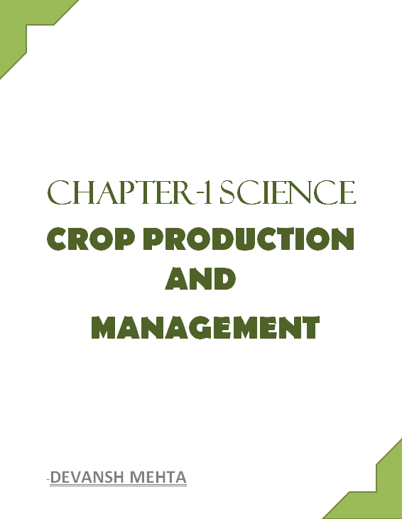 Chapter-1 Science Notes Class-8 Ncert