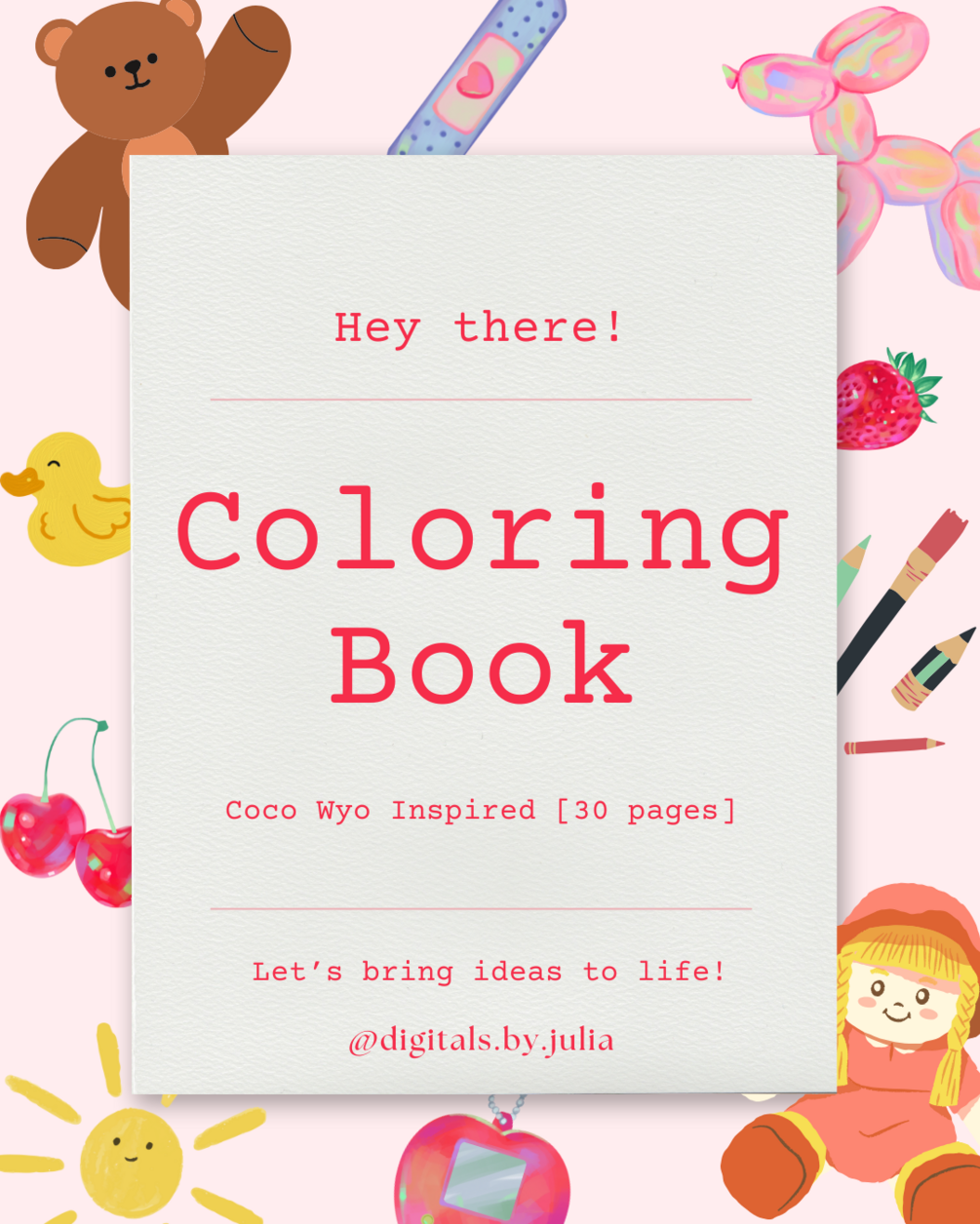 Coloring Book - Coco Wyo Inspired [30 pages]