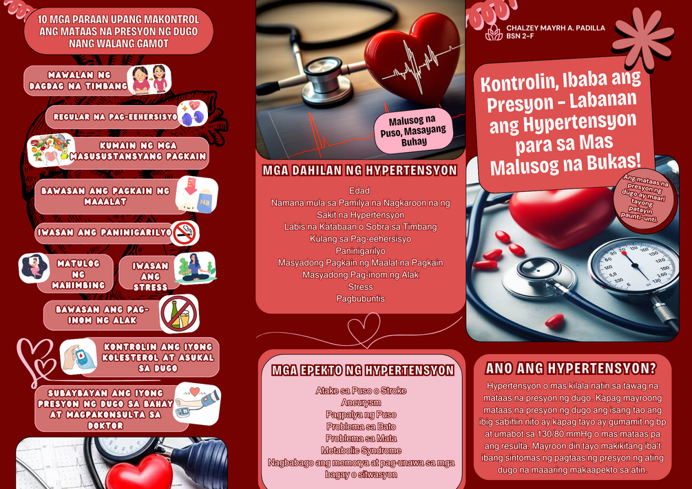 Hypertension Pamphlet