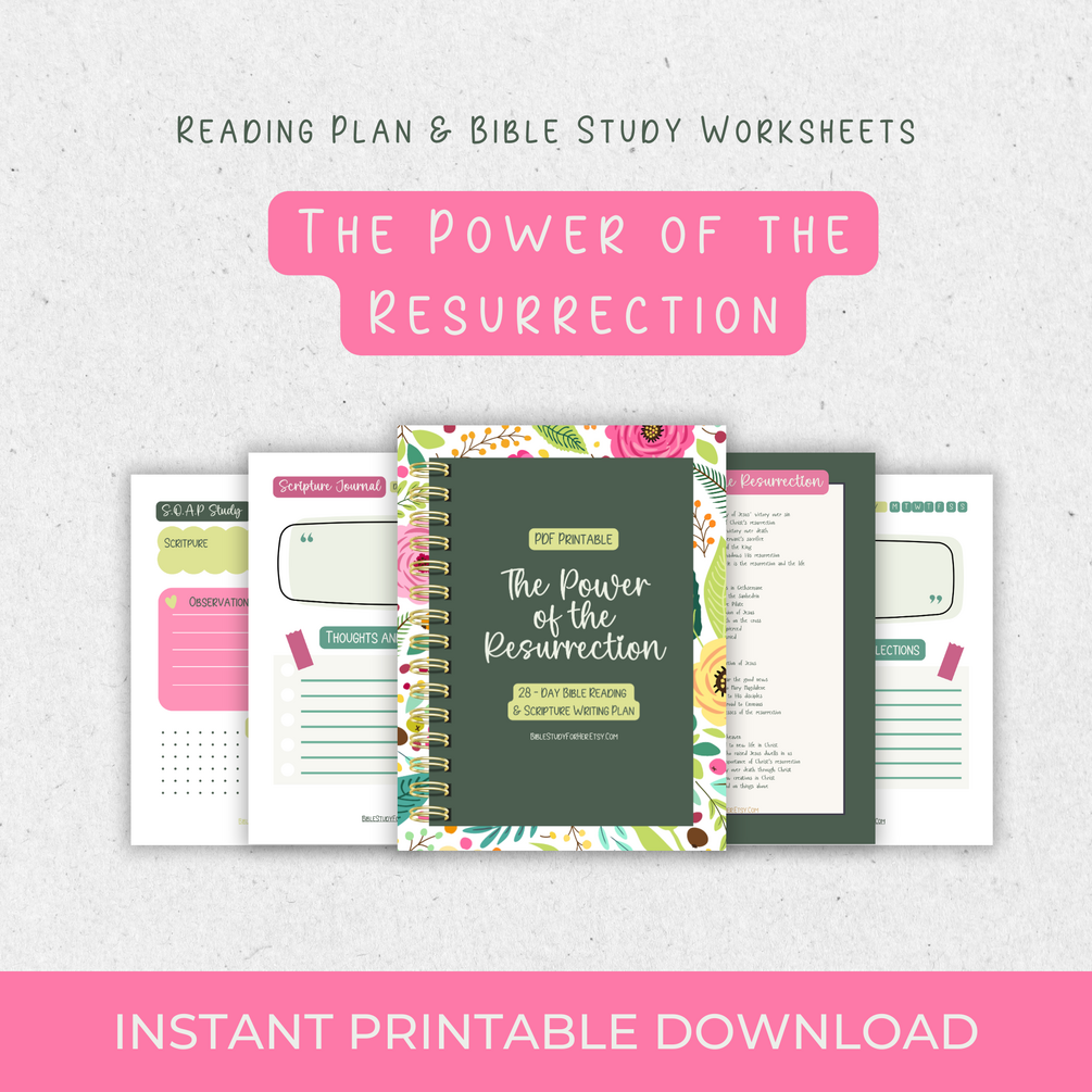 The Power of the Resurrection Easter Bible Reading Plan | Scripture ...
