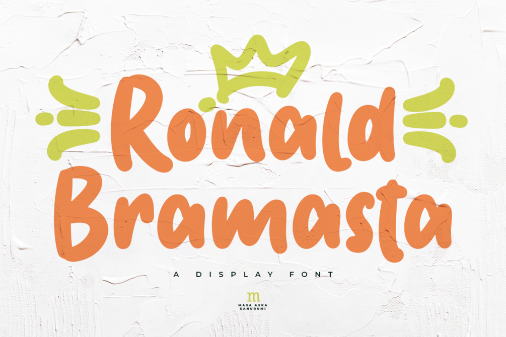 Ronald Bramasta | A Crafted Handwritten Font