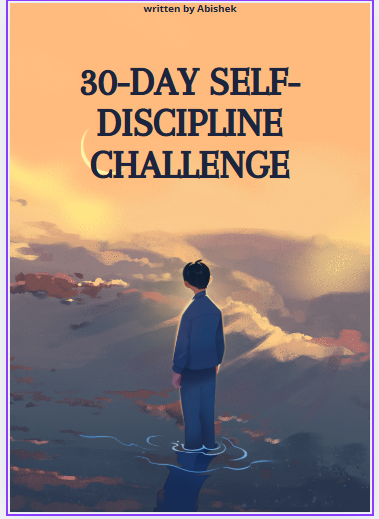 30 Days self-discipline challenges
