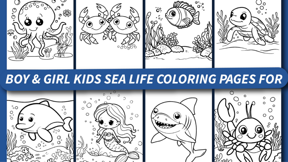 a Life Coloring Pages for Kids KDP