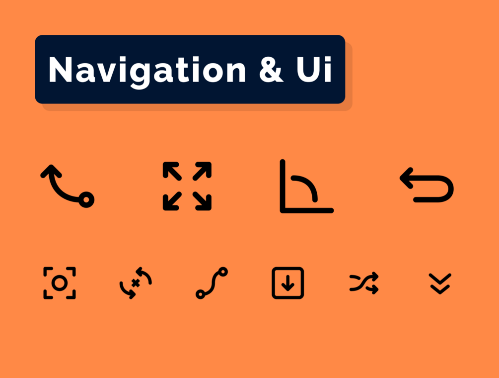Navigation & Ui Icons Set - part 2