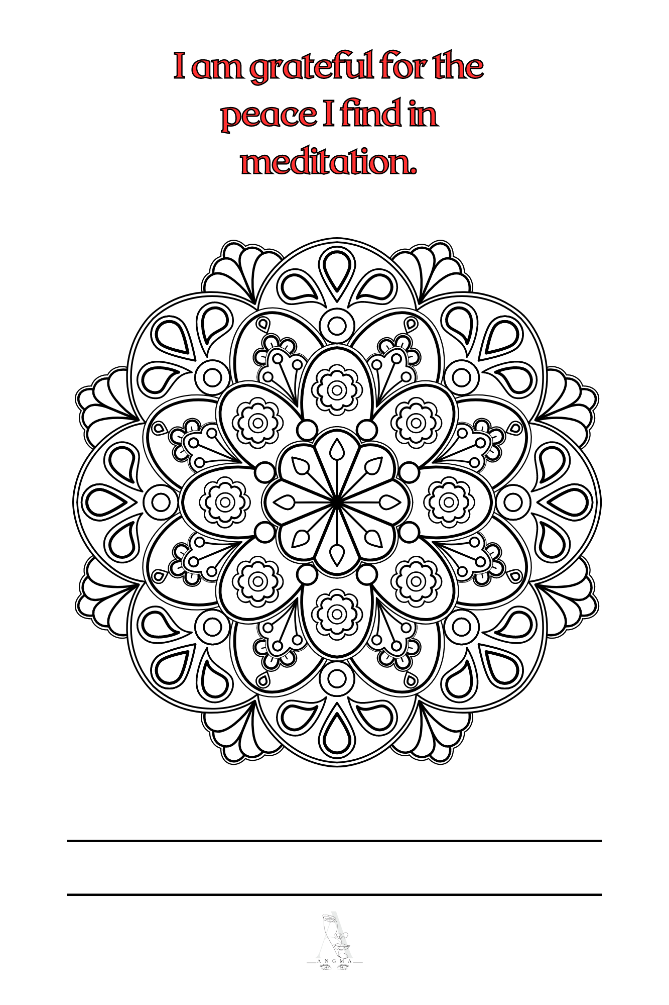GRATITUDE MANDALA
