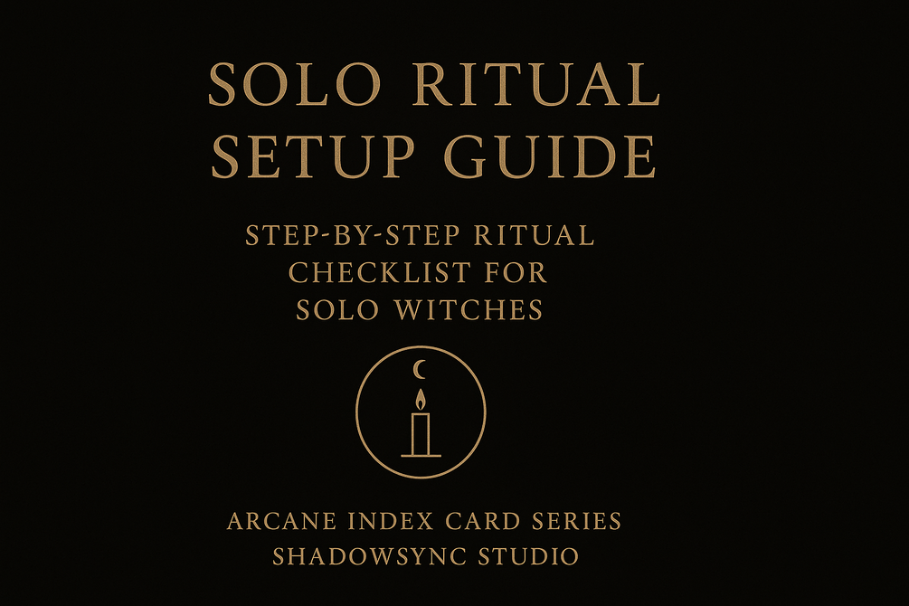 Solo Ritual Setup Guide