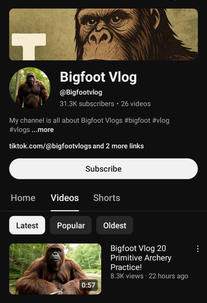 Create Viral Bigfoot AI Vlogs For Free 100%