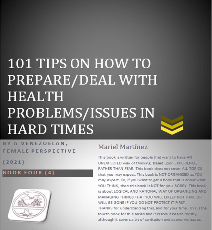 101 Tips on How to Prepare/Deal with Health Problems/Issues in Hard Times