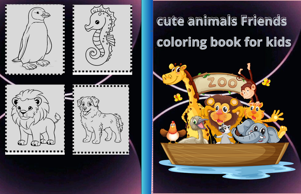 Animal Adventures A Coloring Journey