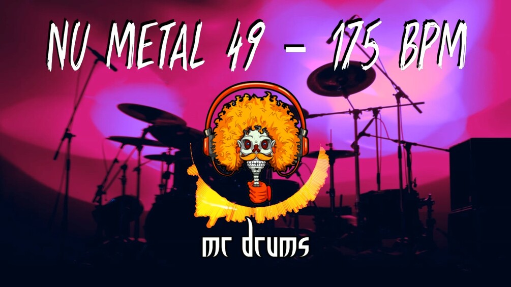 Nu Metal 49 - 175 BPM | Backing Drums