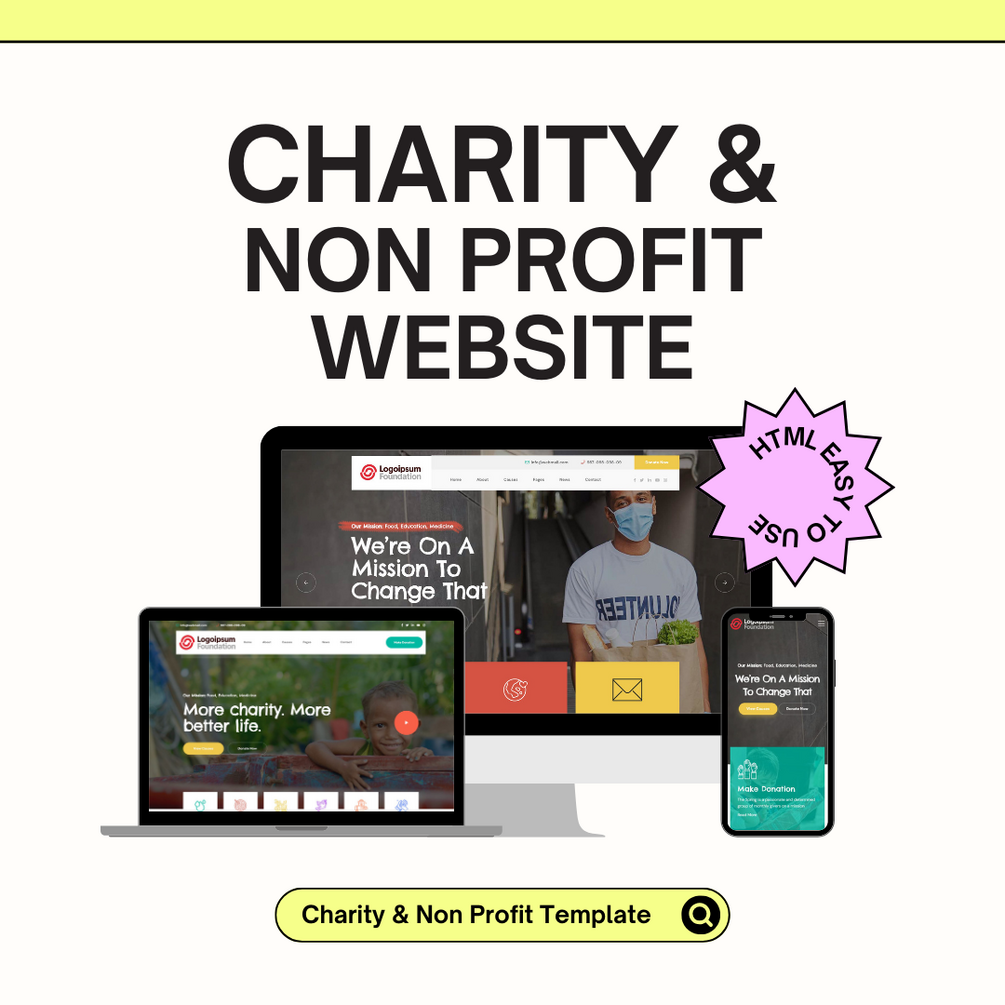 Versatile & Professional HTML Template for Charity & Nonprofit Websites
