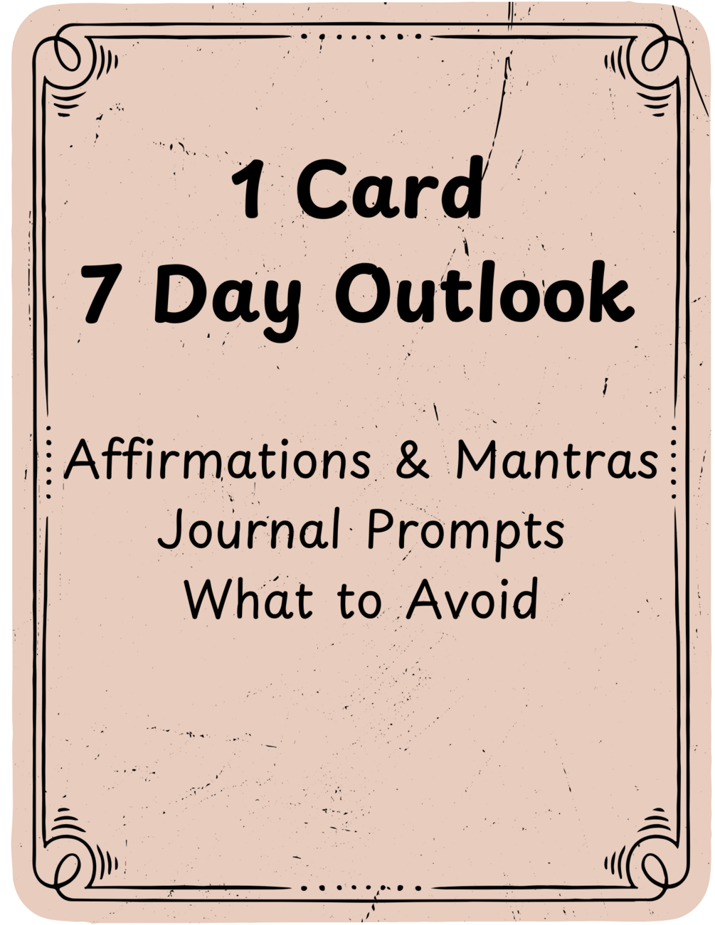 1 Card 7 Day Outlook