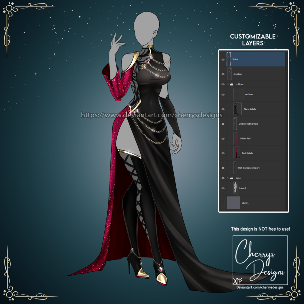 customizable Outfit Design 70