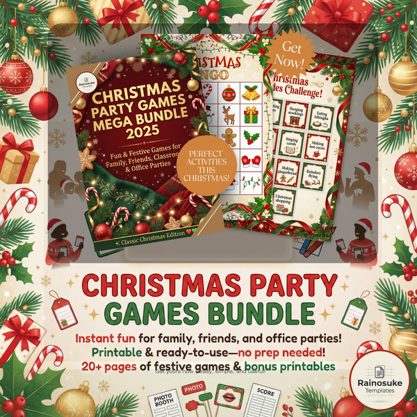 Ultimate Christmas Digital Bundle 2025 | Holiday Planner, Christmas ...