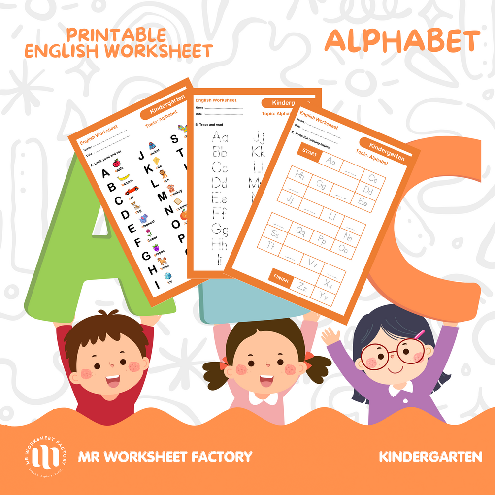 Alphabet Worksheets for Kindergarten - Fun and Engaging Practice