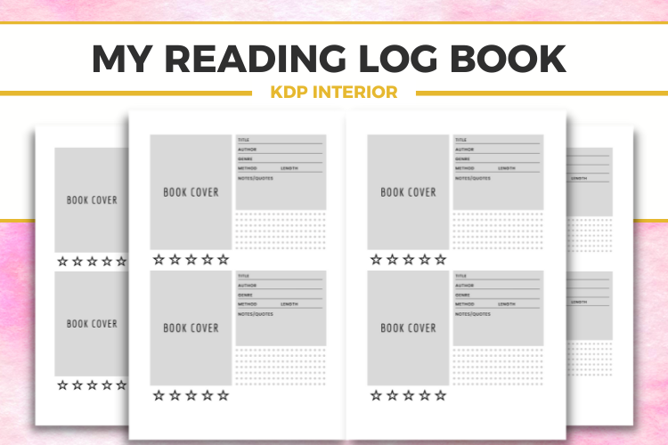 my reading log book interior