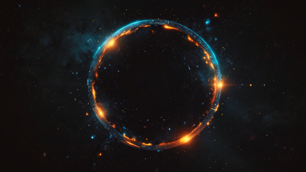 Stellar Halo Portal Virtual Background – Ember Rift