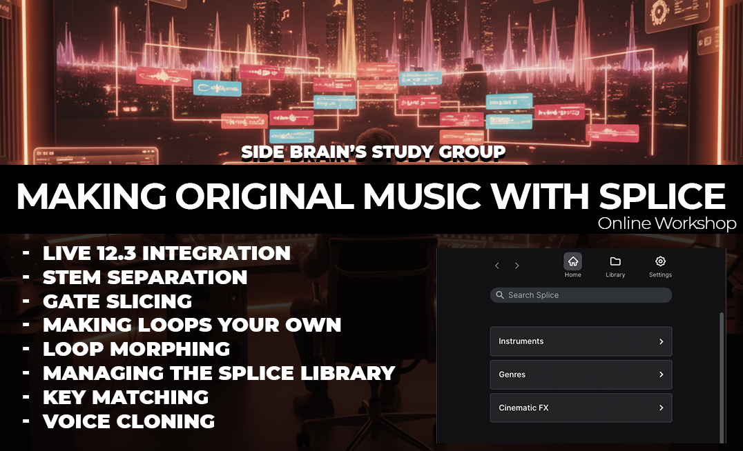 Making Original Music With Splice Workshop Sunday November 16th