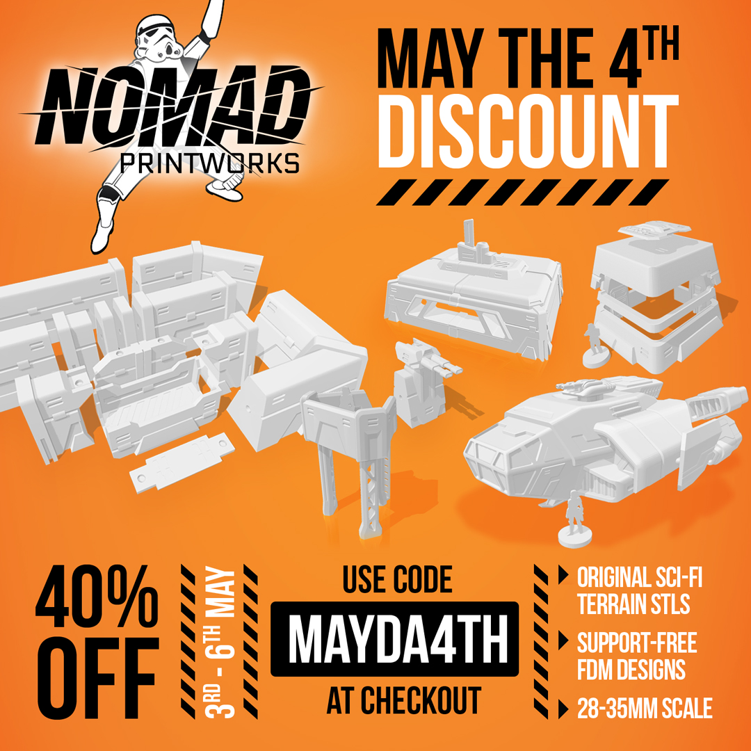 MAY THE 4TH // 40% OFF! - Nomad Printworks