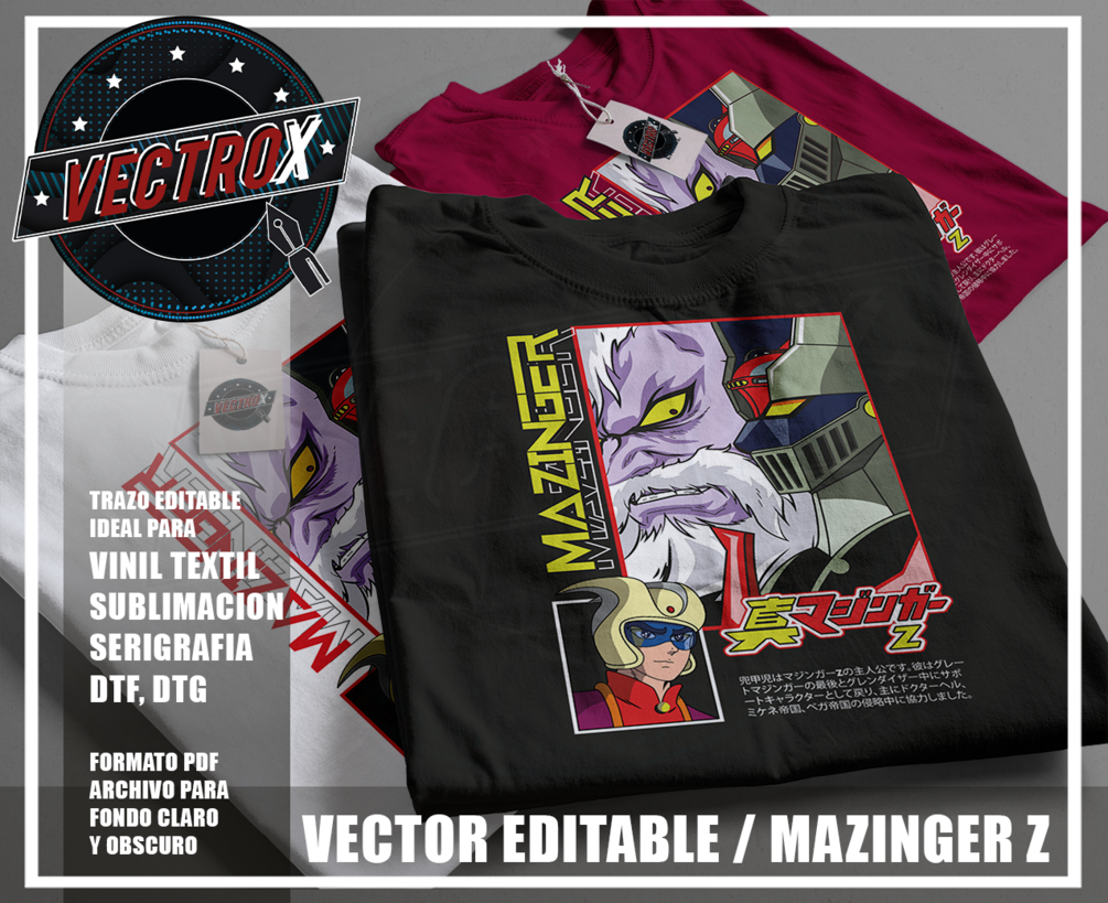 Vector Editable - Mazinger Z