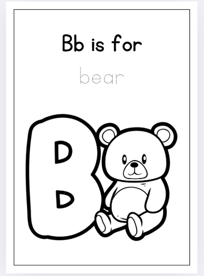 Color your way through the alphabet!