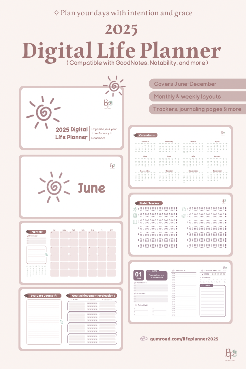 2025 Digital Life Planner