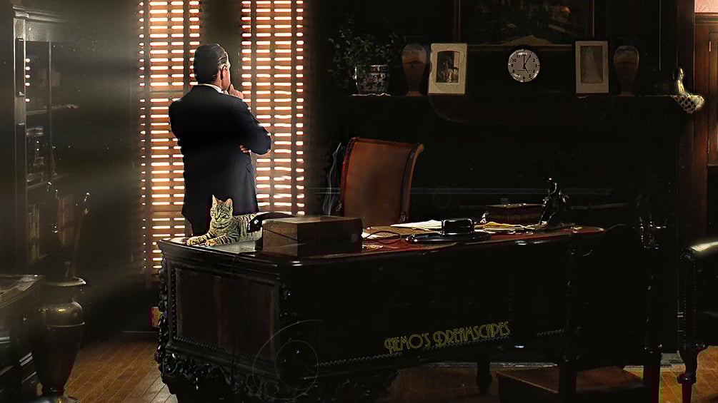 It's the 1940s you're in The Godfather office and it's his daughter's ...