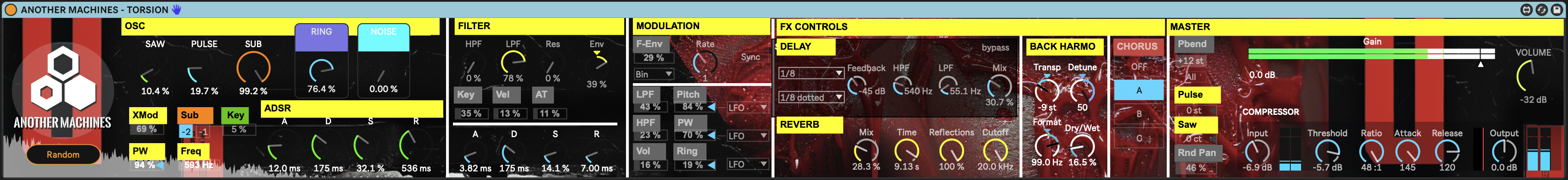 TORSION - MAX FOR LIVE INSTRUMENT FOR ABLETON LIVE SUITE 🎛️