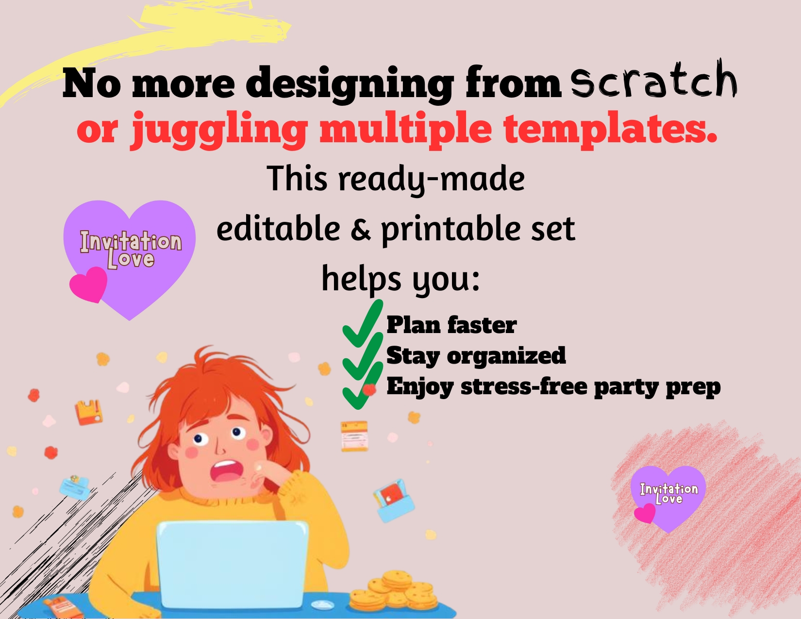 Editable Birthday Invitation Template | Printable Birthday Invite ...