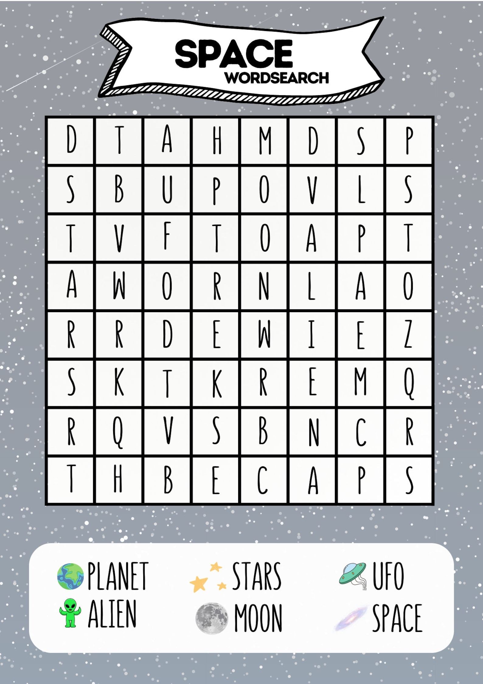 Space Activity Booklet