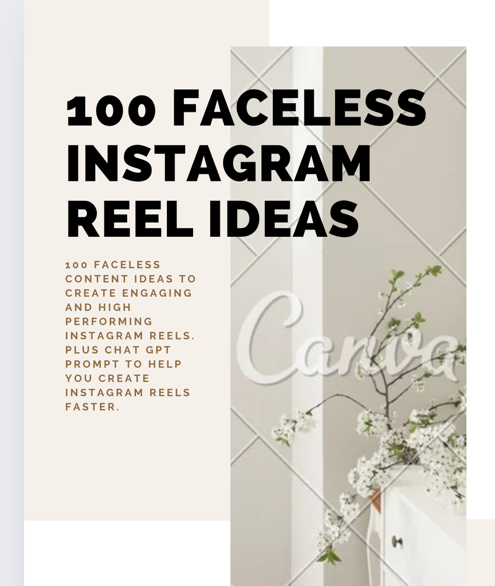 100 Faceless Instagram Reel Ideas