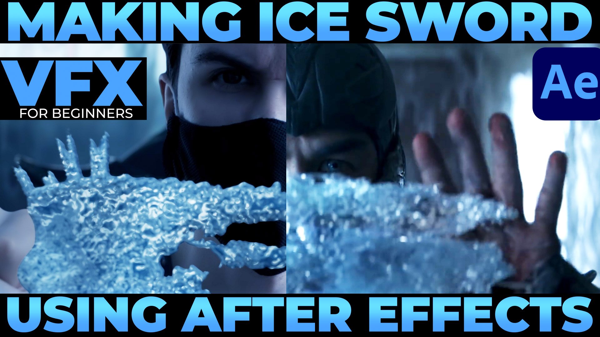 Ice Sword VFX for Beginners using Adobe After Effects