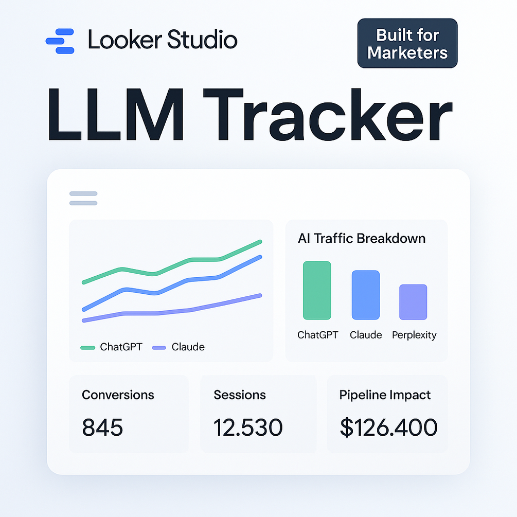 LLM Attribution Dashboard - Track ChatGPT Traffic, Conversions & Lift