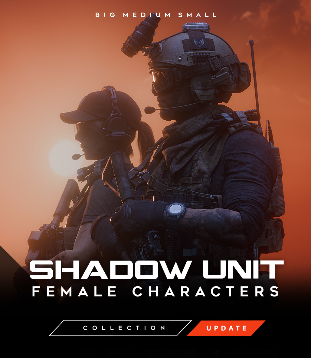 Shadow Unit FREE Update. Female Characters Added - Jama Jurabaev