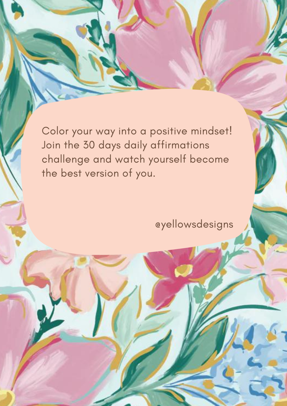 30 Days Daily Affirmations - Adult Coloring Book