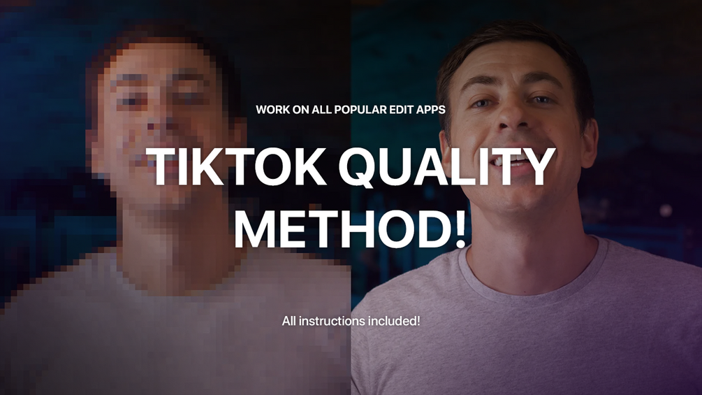 TIKTOK HIGH QUALITY METHOD!